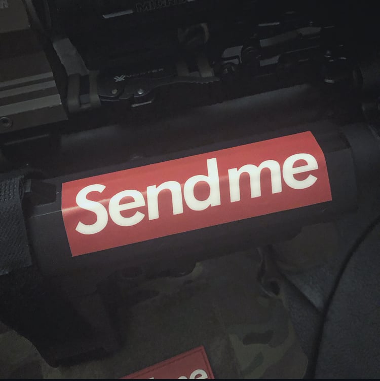 SEND ME STICKER | STAND STRONG ART