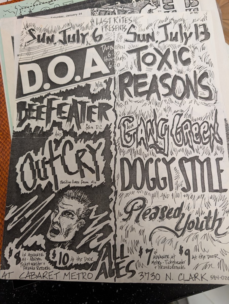 DOA, Toxic Reasons, Gang Green, Doggy Style | ChainReactionRecords
