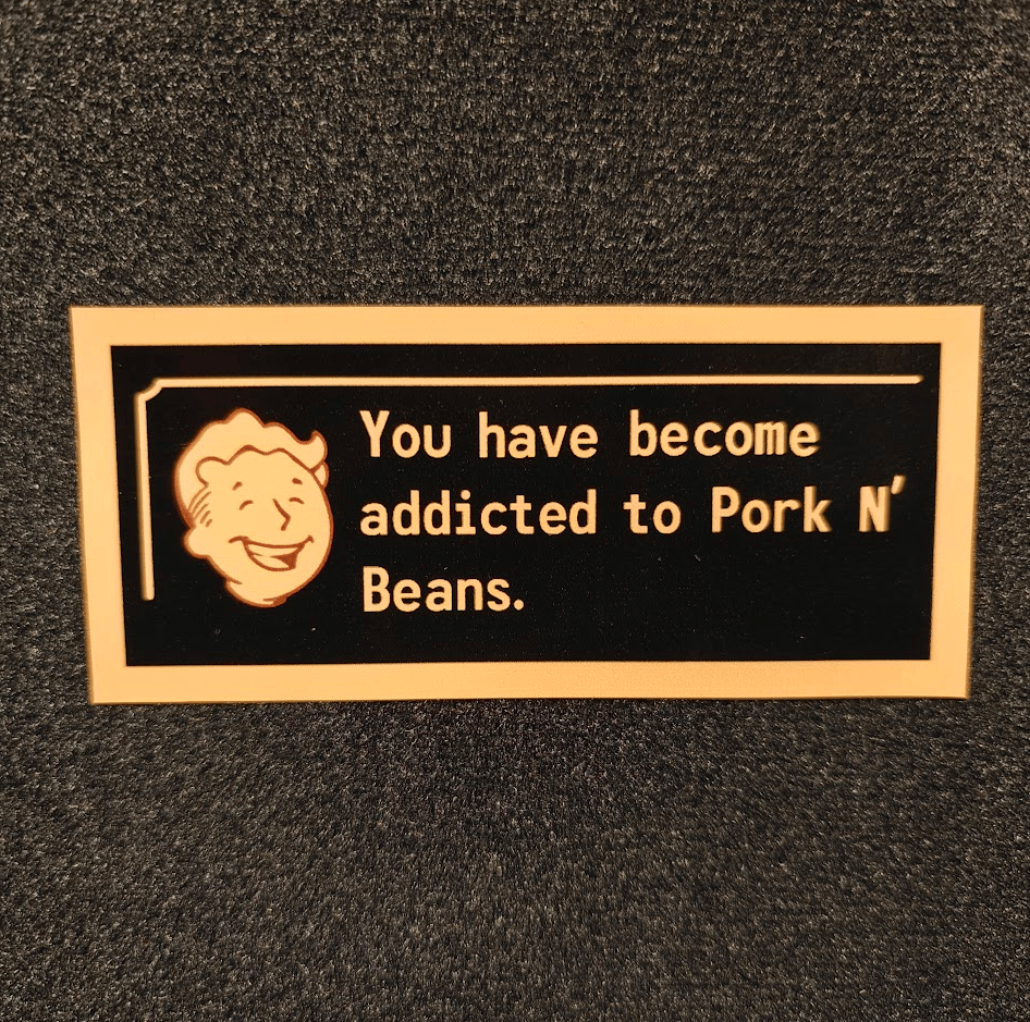 Fallout: New Vegas: Pork N' Beans Addiction sticker | Marp