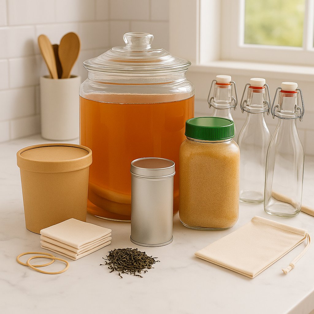 All-In-One Kombucha Maker Starter Kit | Bloom & Boil