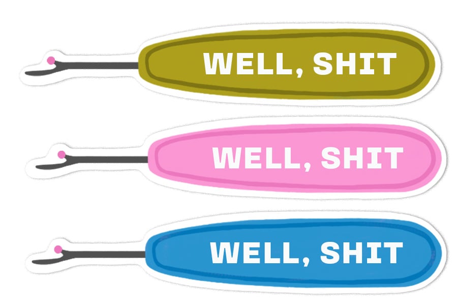 Kati Cupcake — WELL, SHIT - Sticker Pack