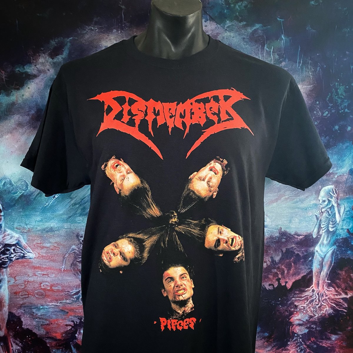 Dismember "Pieces" T-shirt | Brilliant Emperor Records