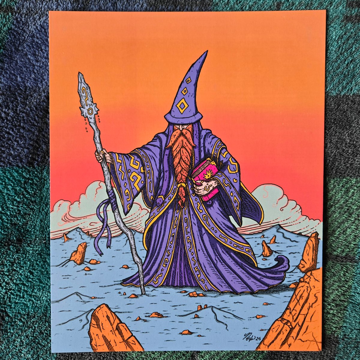 The Wandering Wizard - 8x10 limited edition print | Red Leaf Shop