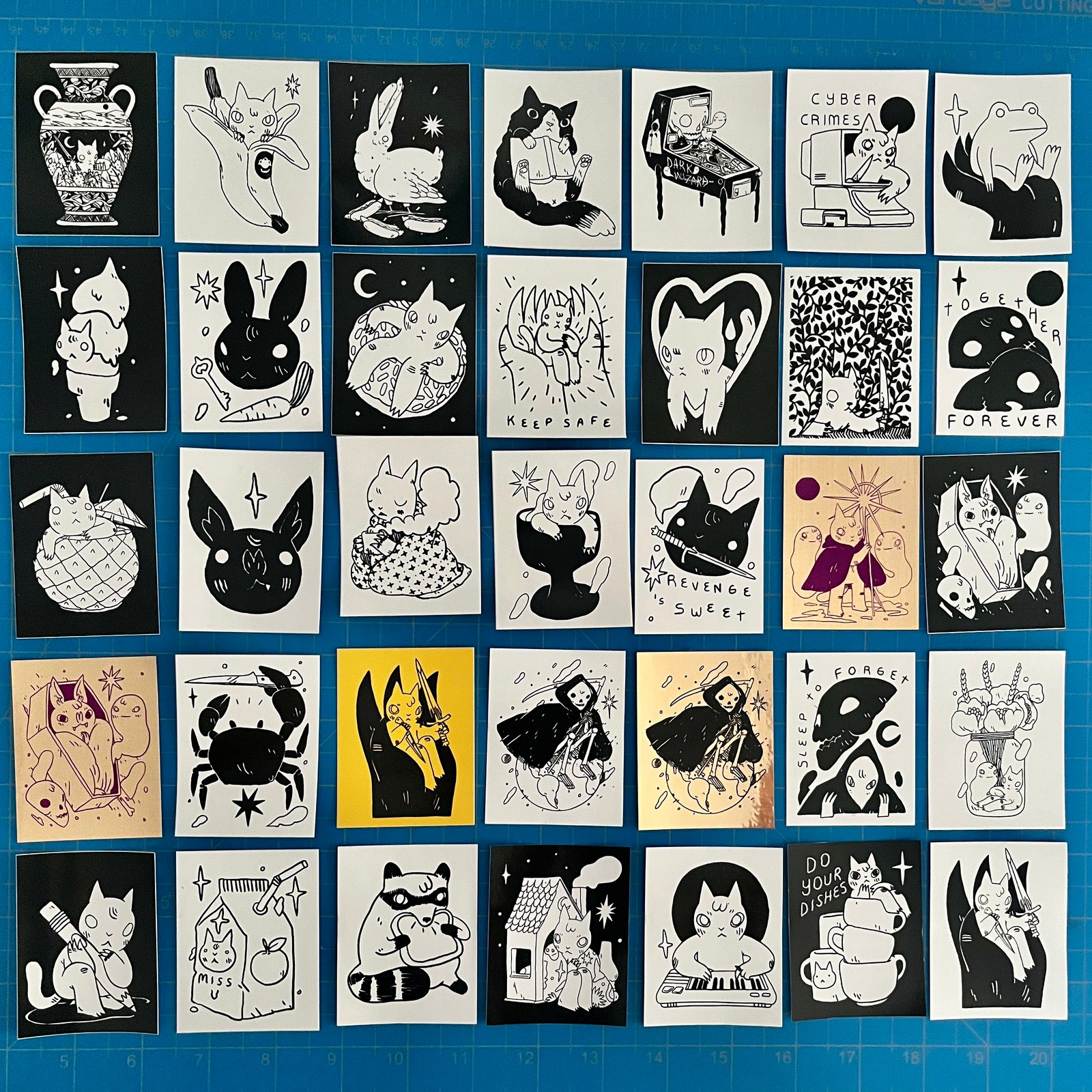 Single Color Sticker Set 1 / Deth P. Sun