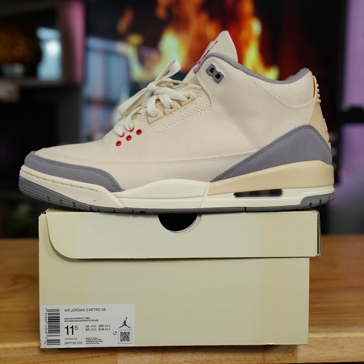 Air Jordan 3 Retro Muslin | Bull's Bodega