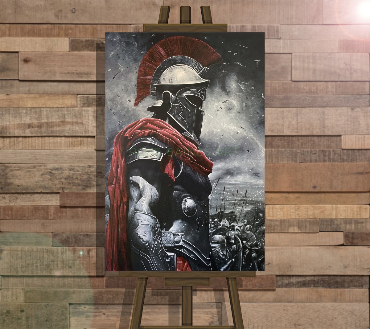 Ross Baines Art — SPARTAN - ORIGINAL PAINTING