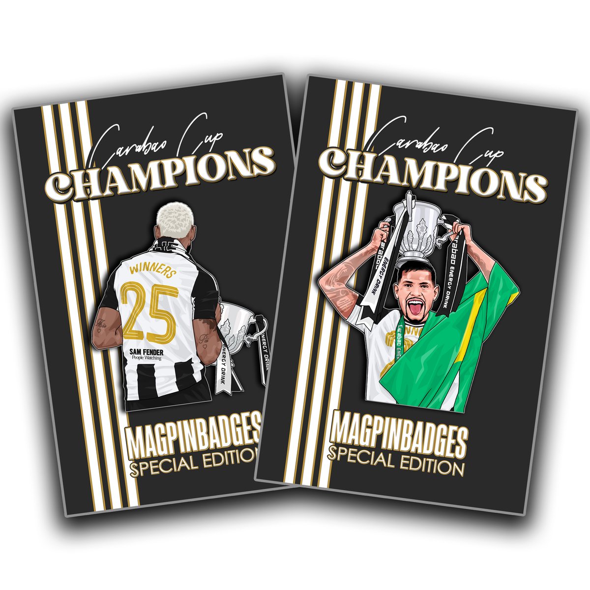 Player Pin Badges | magpinbadges