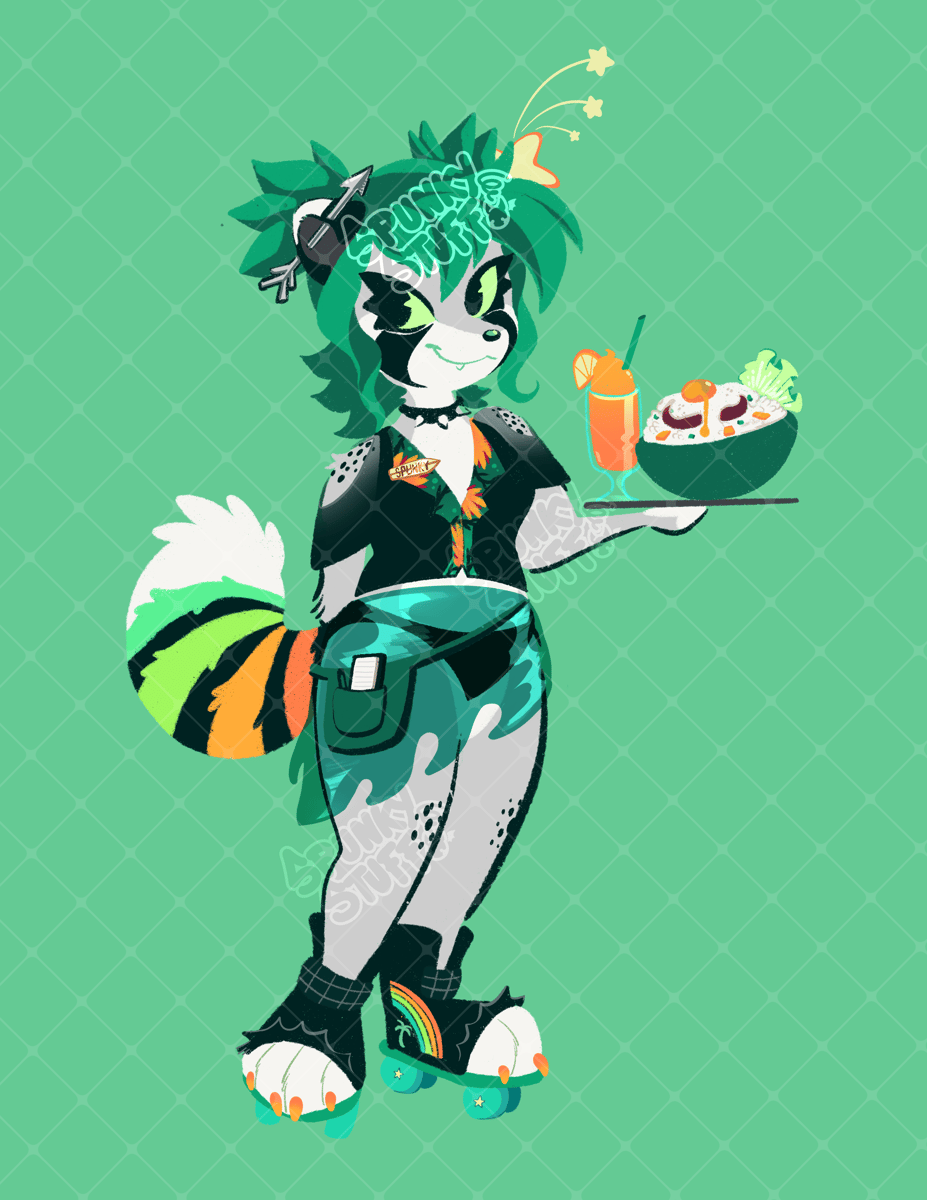 4x6 Waitress Mini Print | Spunky Stuff!