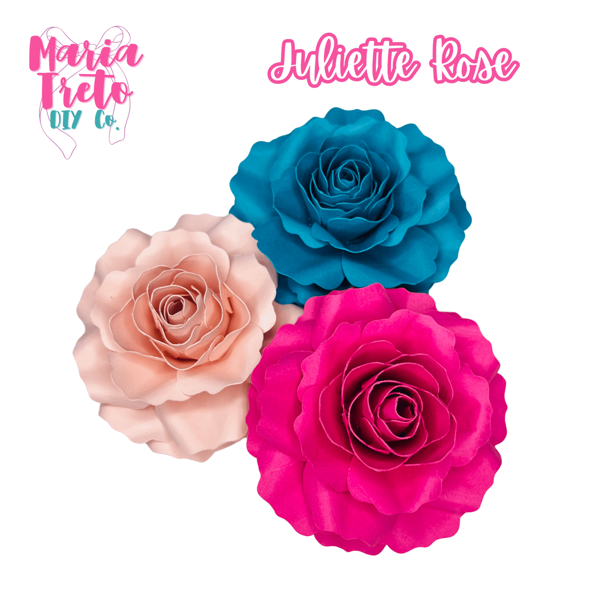 Juliette Flower DieCut 1291 | MariaTreto DIY Co™