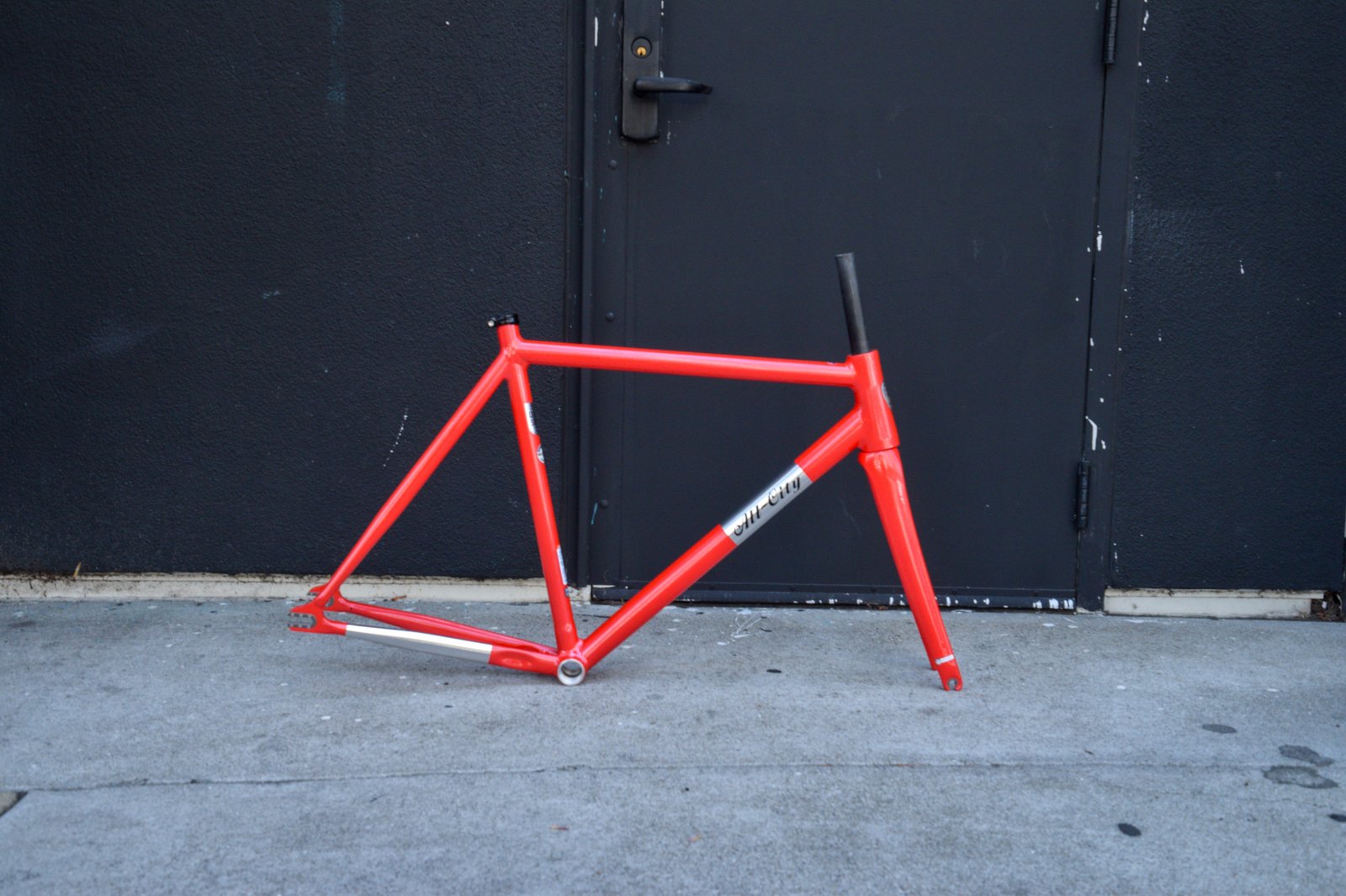 All City Thunderdome Frameset - 52cm, Red / KingKog