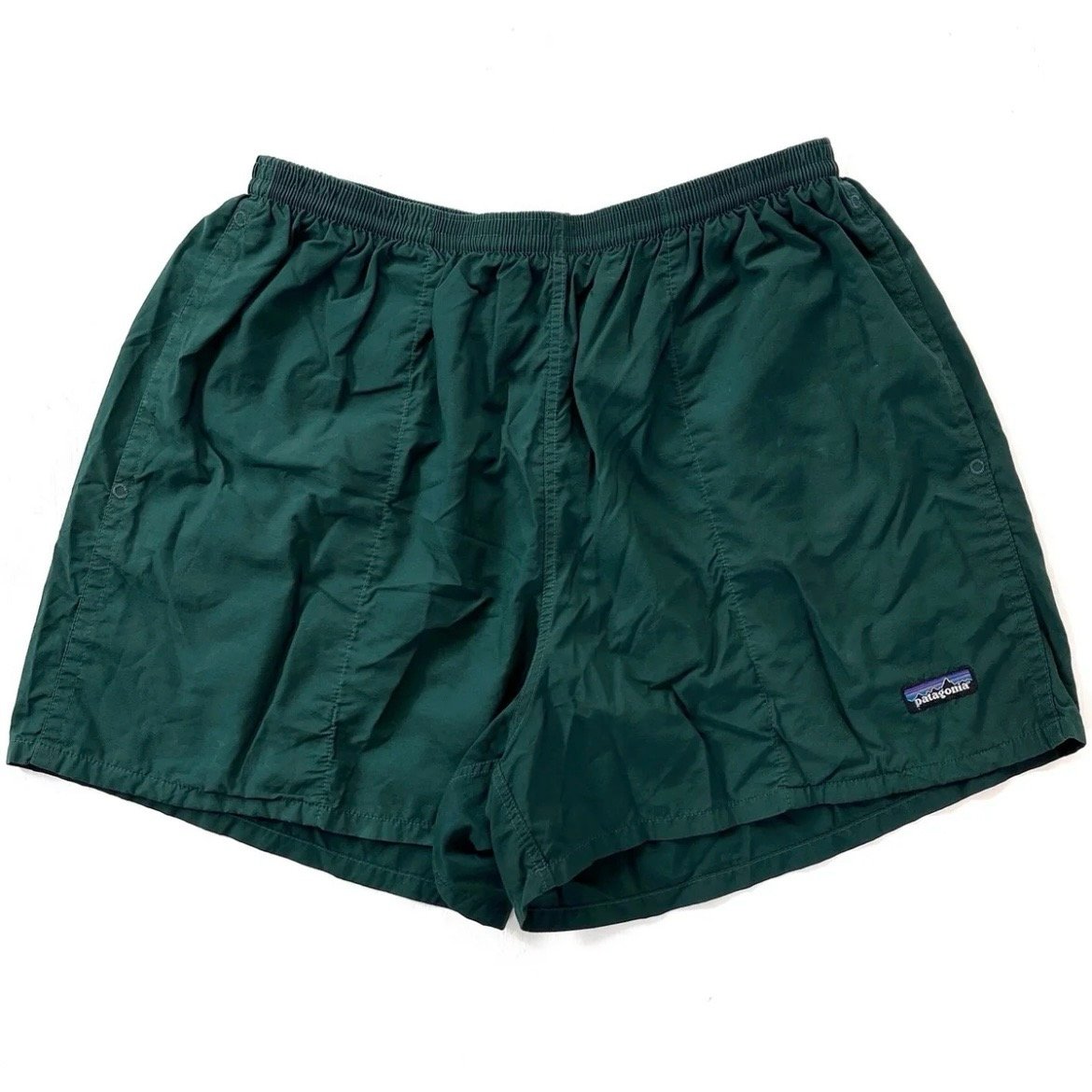 Vintage 90s Patagonia Baggies 5" Shorts - Hunter Green | WAY OUT CACHE