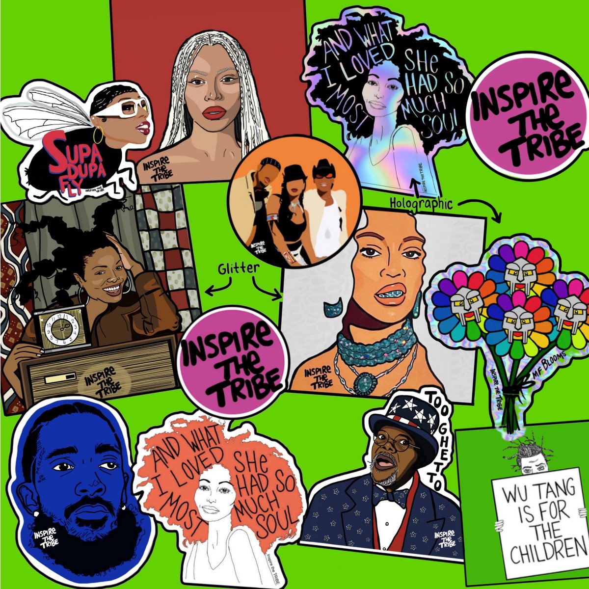 Inspire the TRIBE STICKERS | Assorted | Inspire The TRIBE.