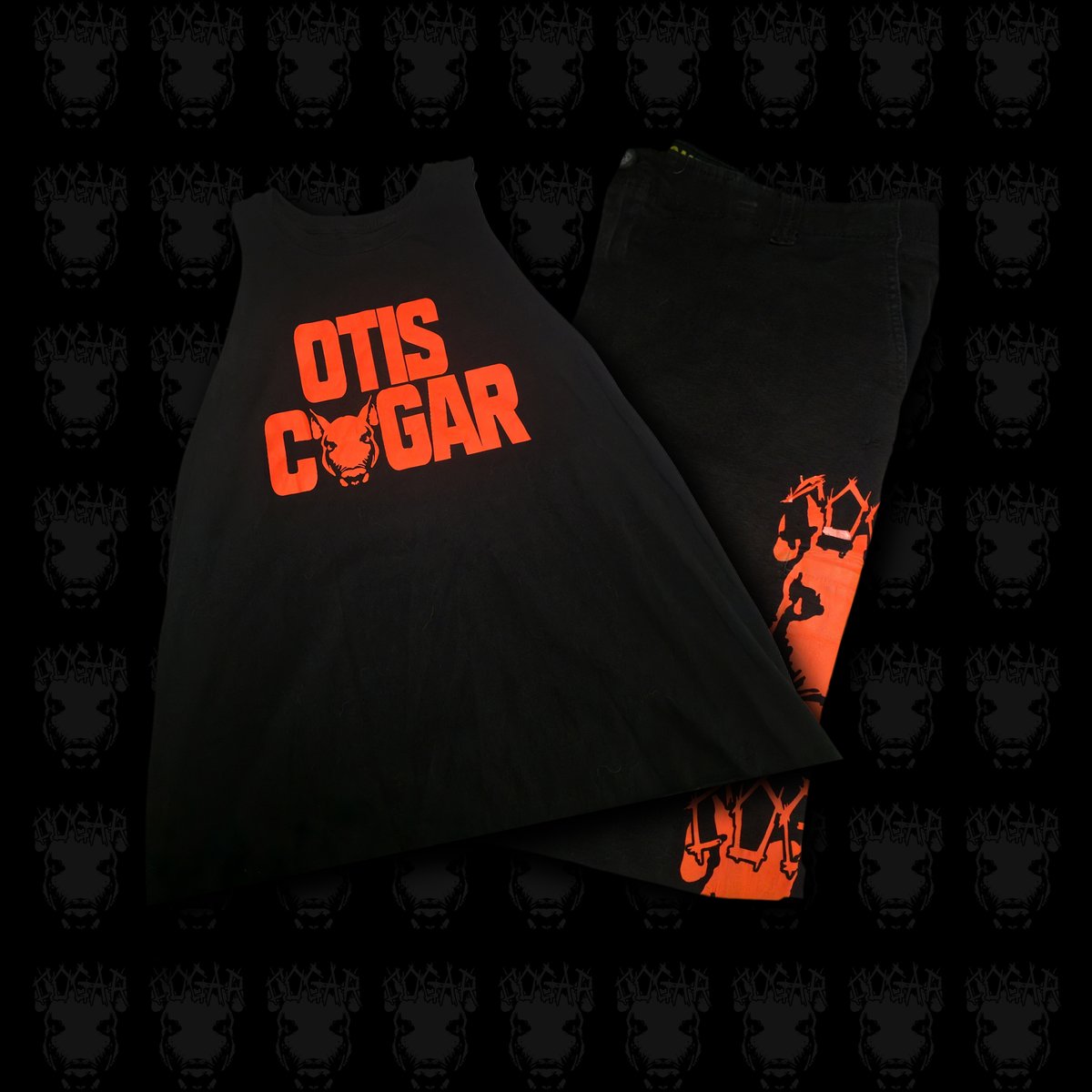 Orange "Otis Cogar" Logo shirt and pants | Otis Cogar