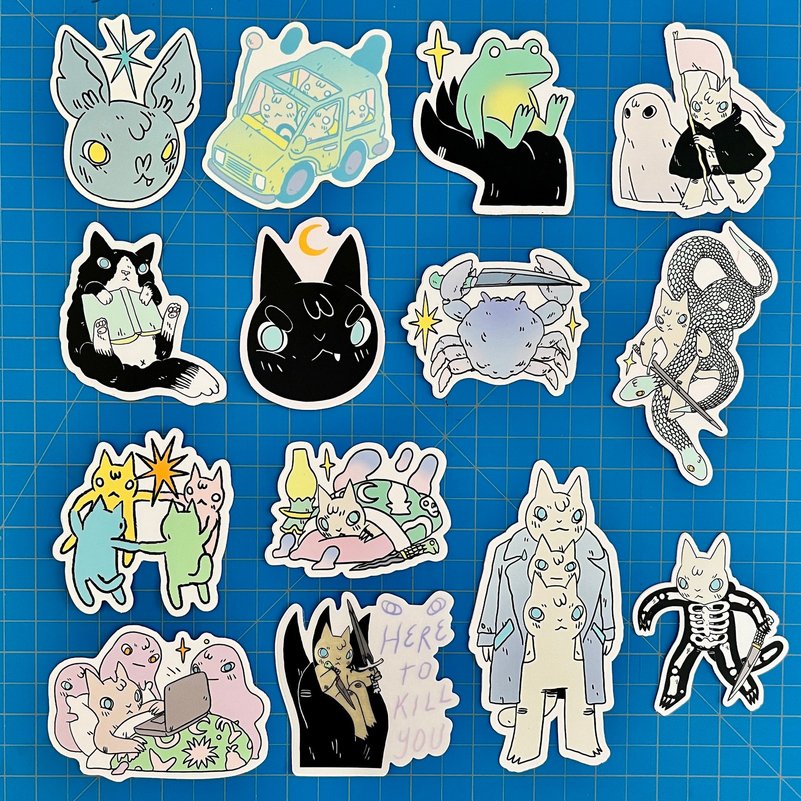 Die Cut Stickers / Deth P. Sun