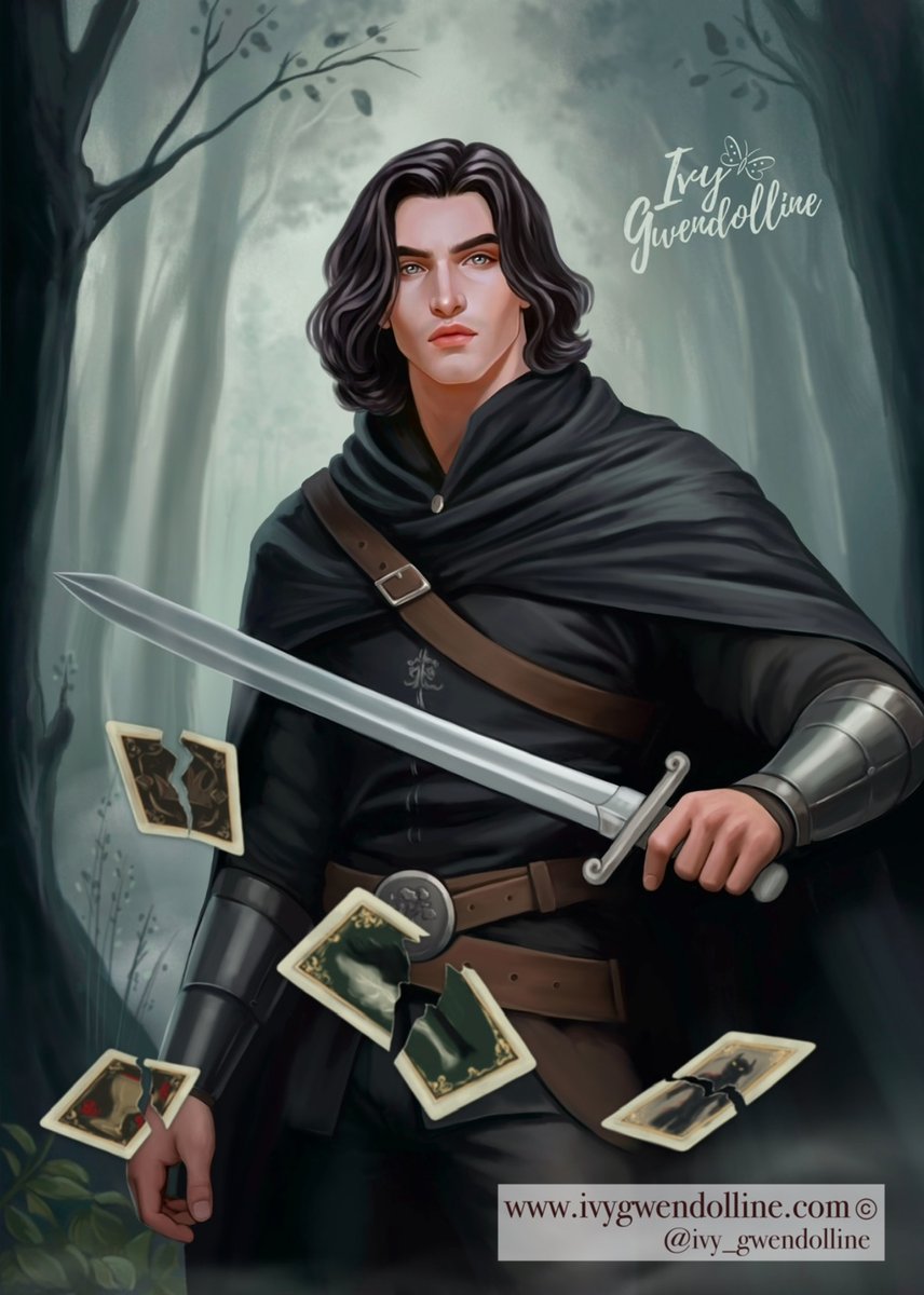Ravyn Yew Inspired Fan Art Print / Page Overlay | Ivy Gwendolline