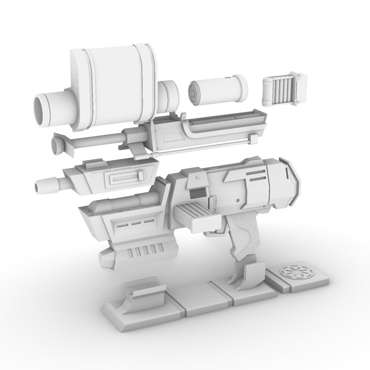 DC-17m 3D Print Kit with Electronics (Interchangeable) | Kyle Gilbert ...