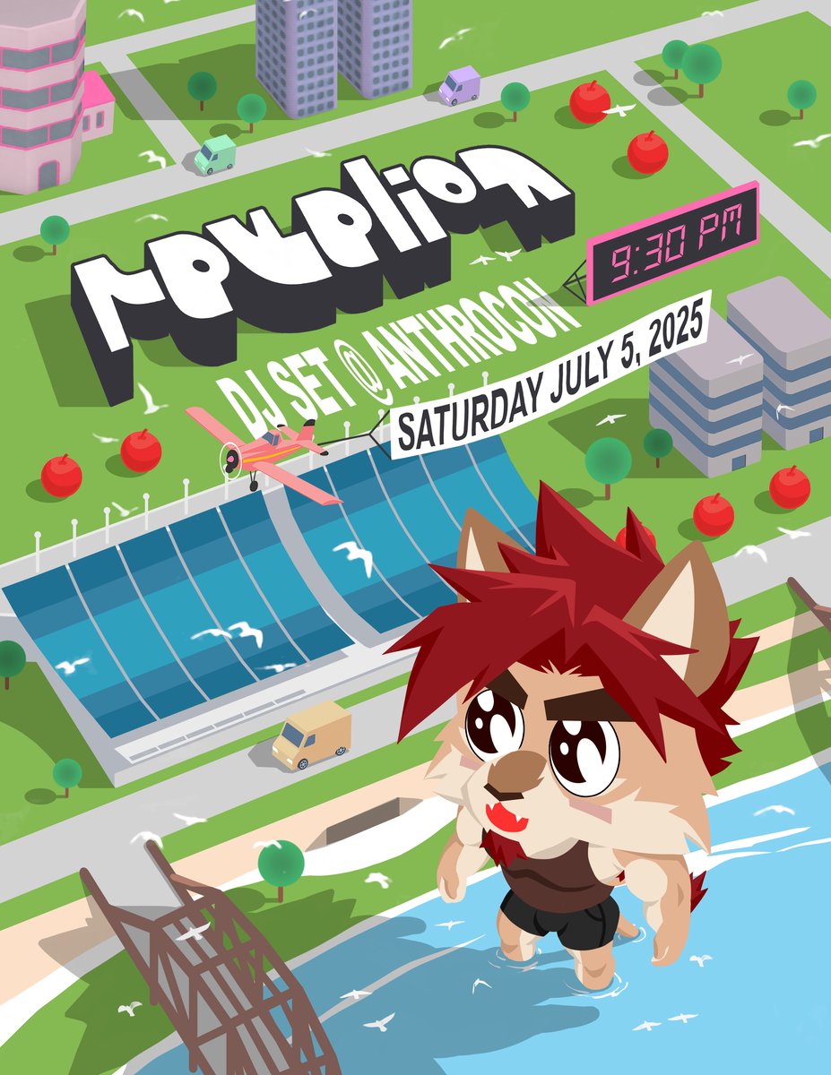 Anthrocon 2025 Poster | REVELION