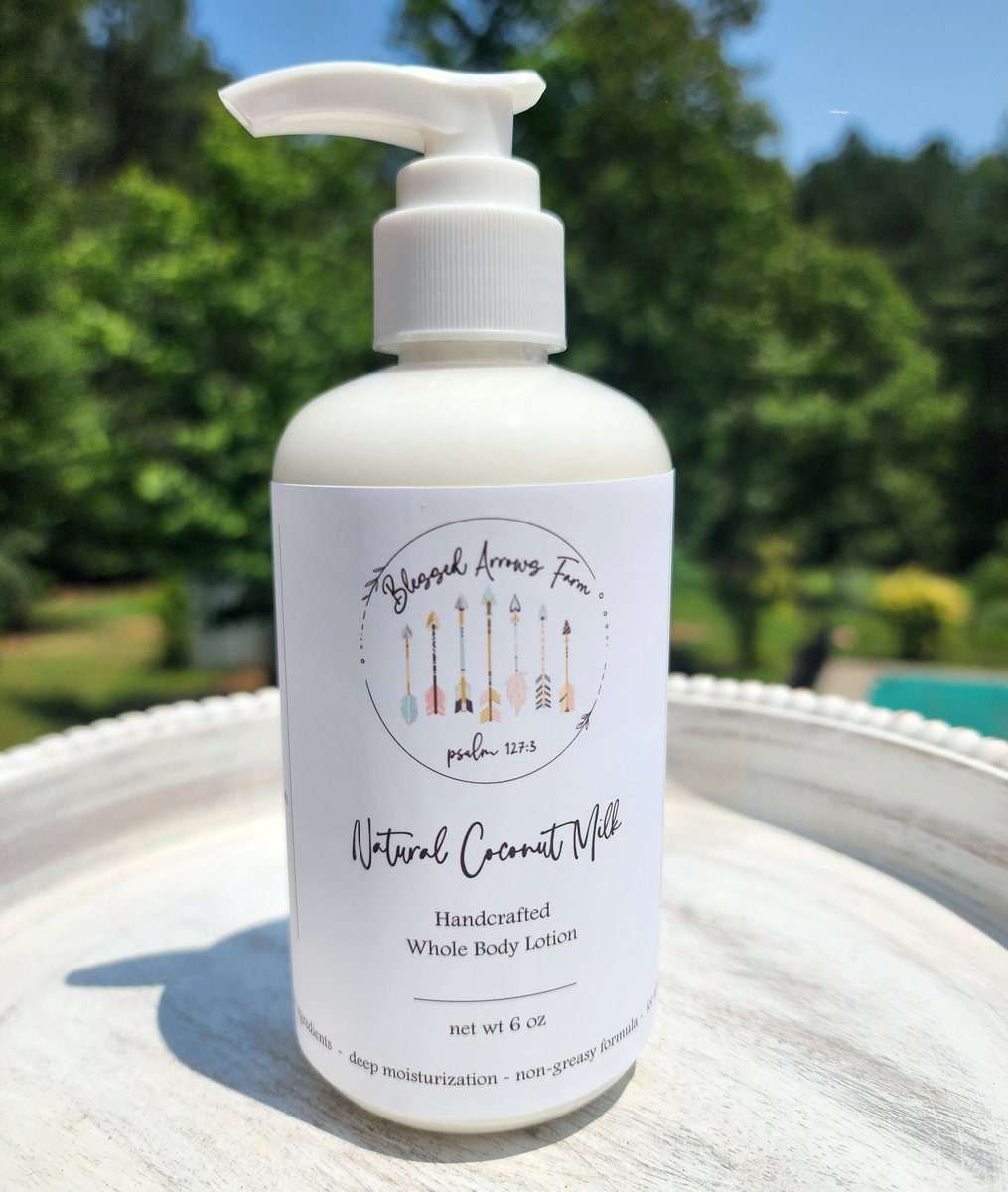 Coconut Milk Lotion | Blessed Arrows Farm