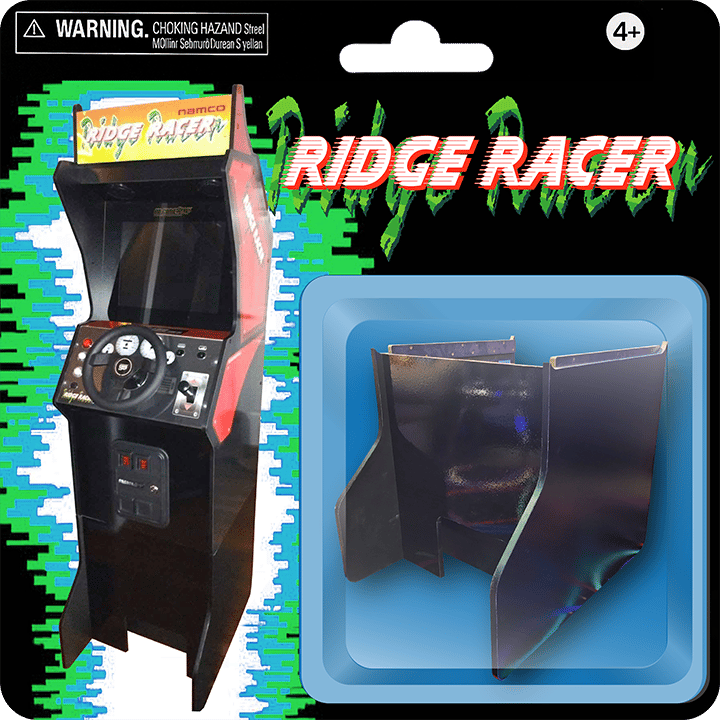 Ridge Racer Arcade1up Inline Riser | GIJoel Gaming Cabinets