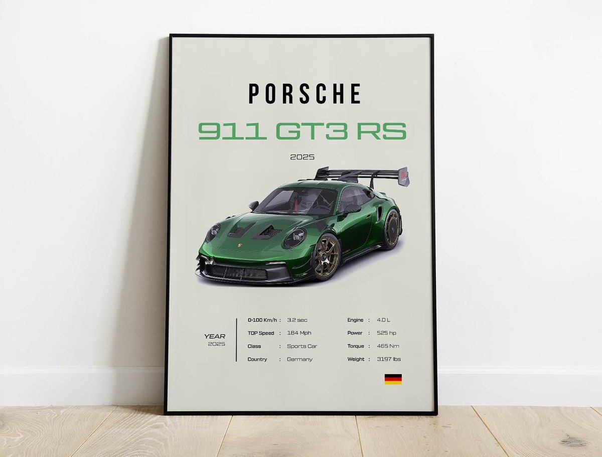 Porsche 911 G Carrera Coupe - Sport Car Poster | Architeg Prints