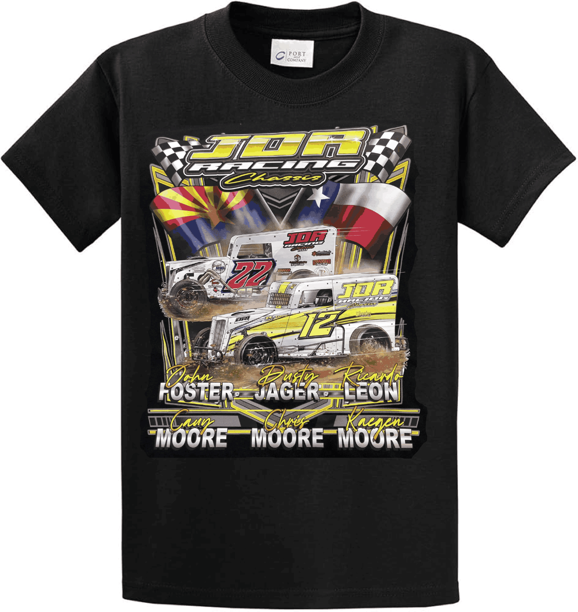 JDR RACING CHASSIS OFFICIAL T-SHIRT | SaturdayNightHero.Com