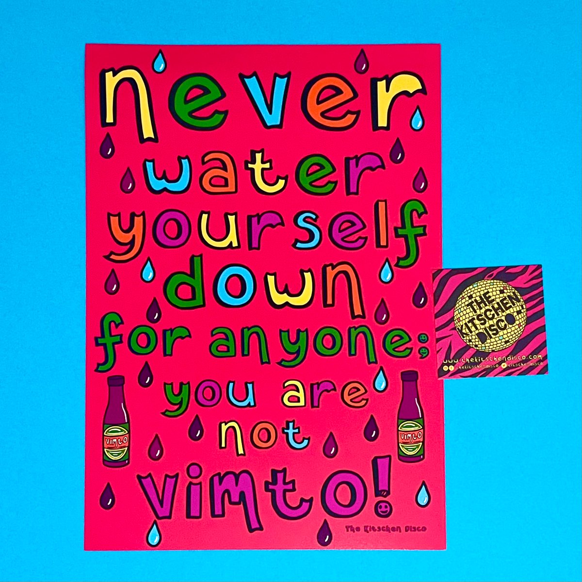 ‘Vimto’ Limited Edition Art Print | The Kitschen Disco