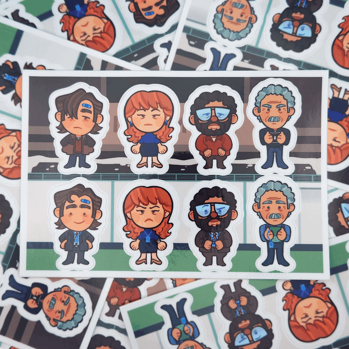 SEVERANCE — Macrodata Refinement Sticker Sheet | melonsharks