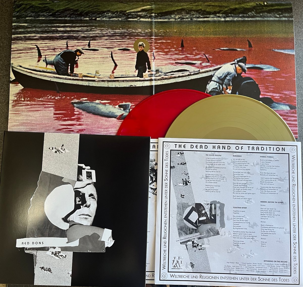 Red Dons "The Dead Hand of Tradition" LP VIT070 (Metallic Gold/Opaque ...