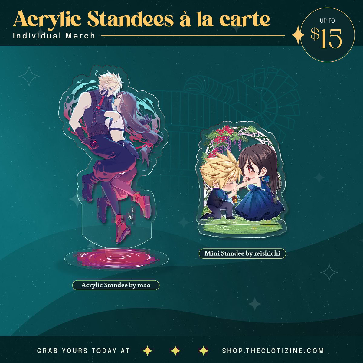 Acrylic Standees à la carte | Tender Memories: The CloTi Zine Vol 2