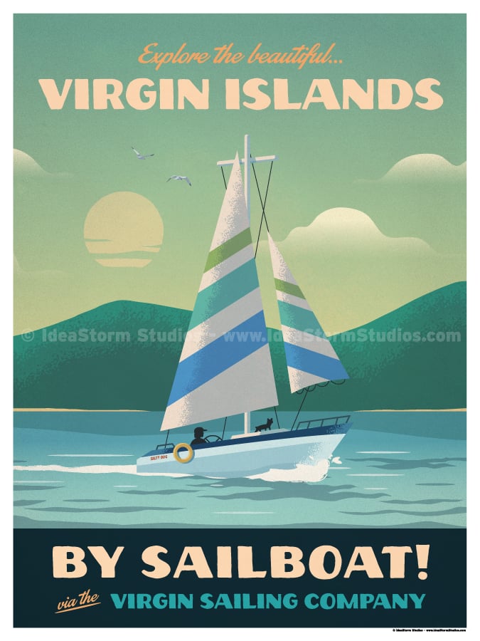 IdeaStorm Studio Store — VI Sailing Poster