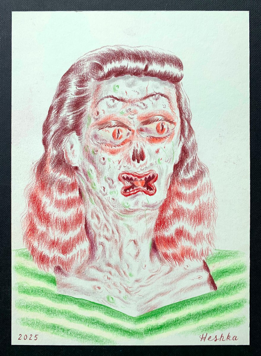 Ryan Heshka Store — "The Art of Ryan Heshka" with original drawing: "Greta"