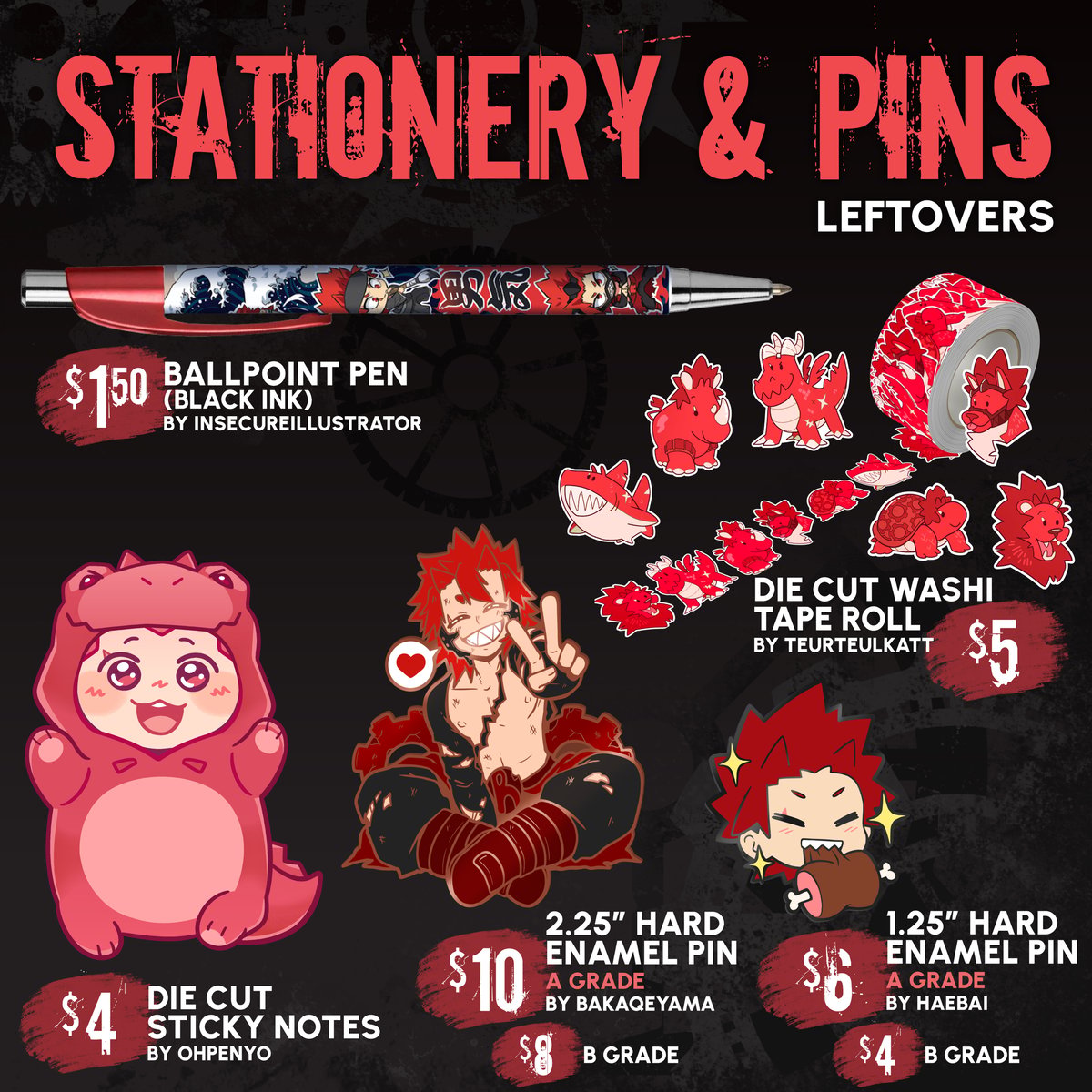 ⚙RIOT STATIONERY & PINS⚙ | let's start a RIOT