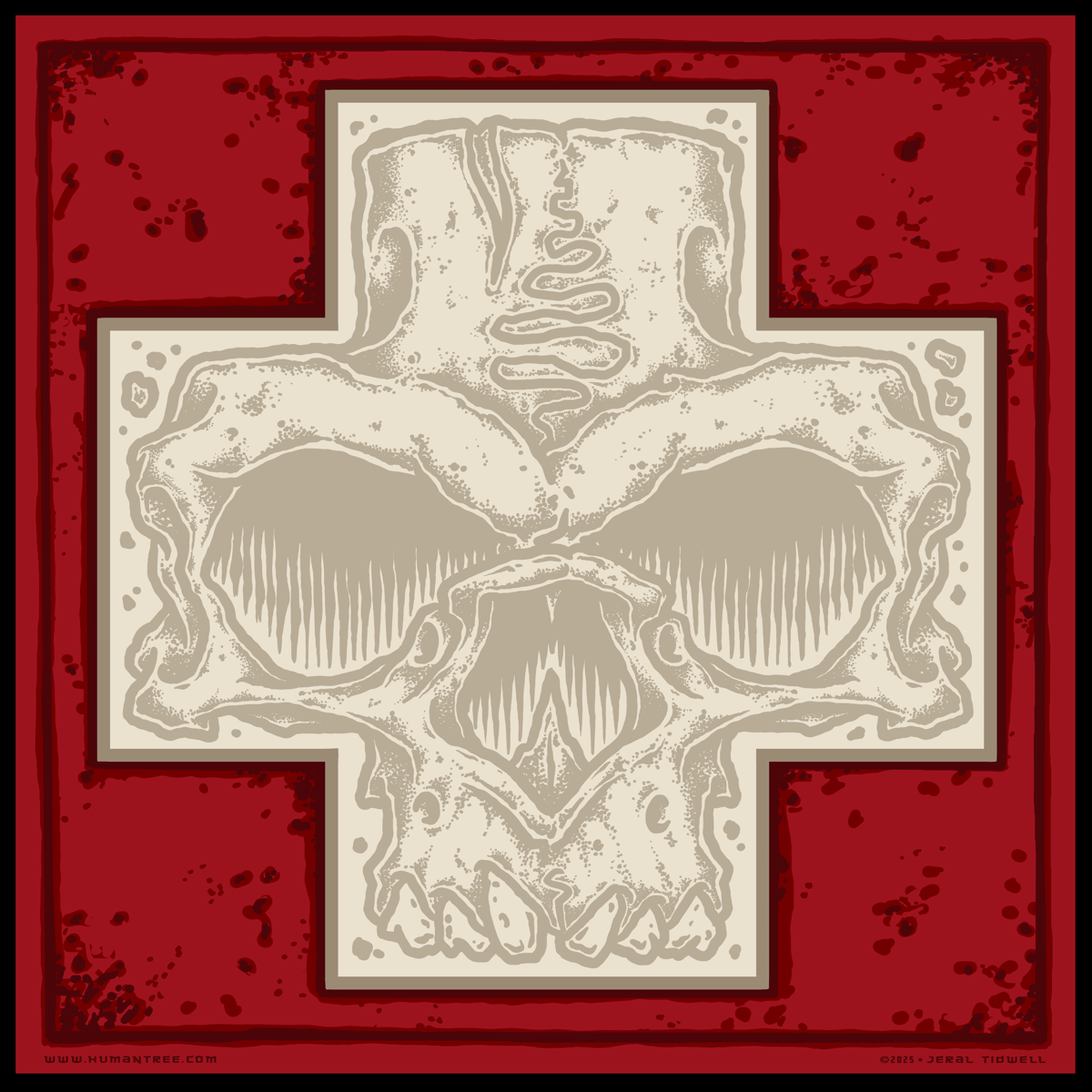 FIRST AID SKULL CROSS PRINT | HUMANTREE