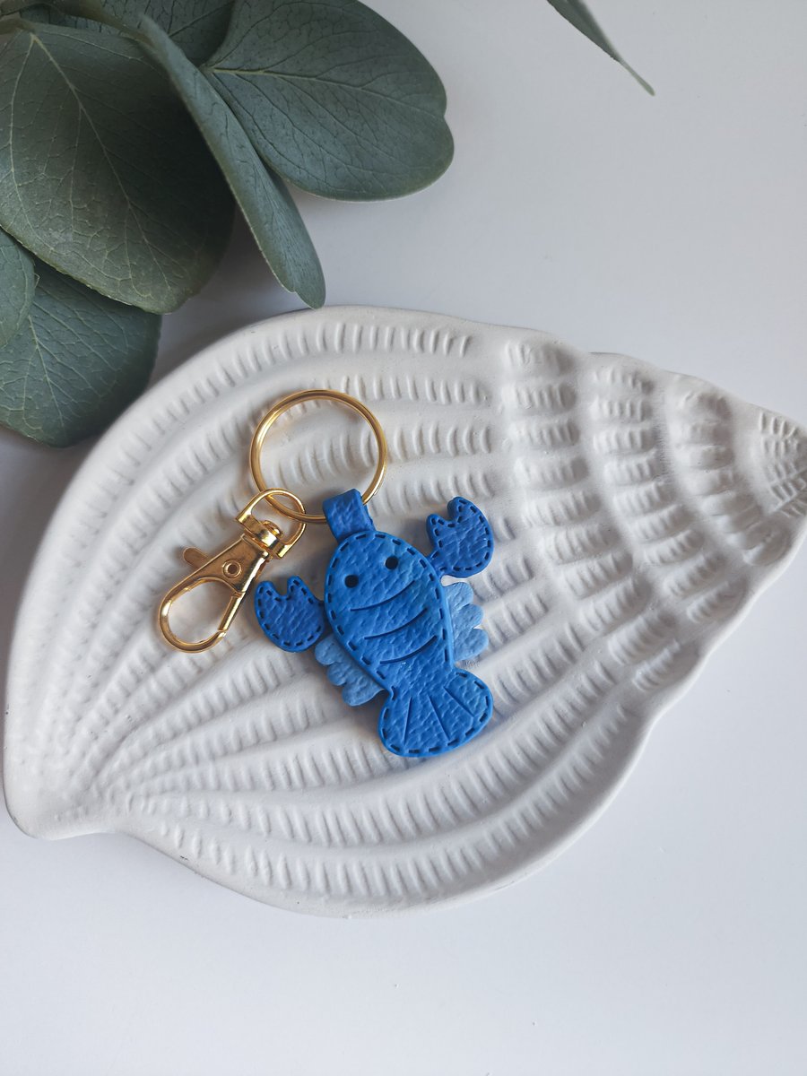 Blue Lobster Keychain | Magnolias Studios