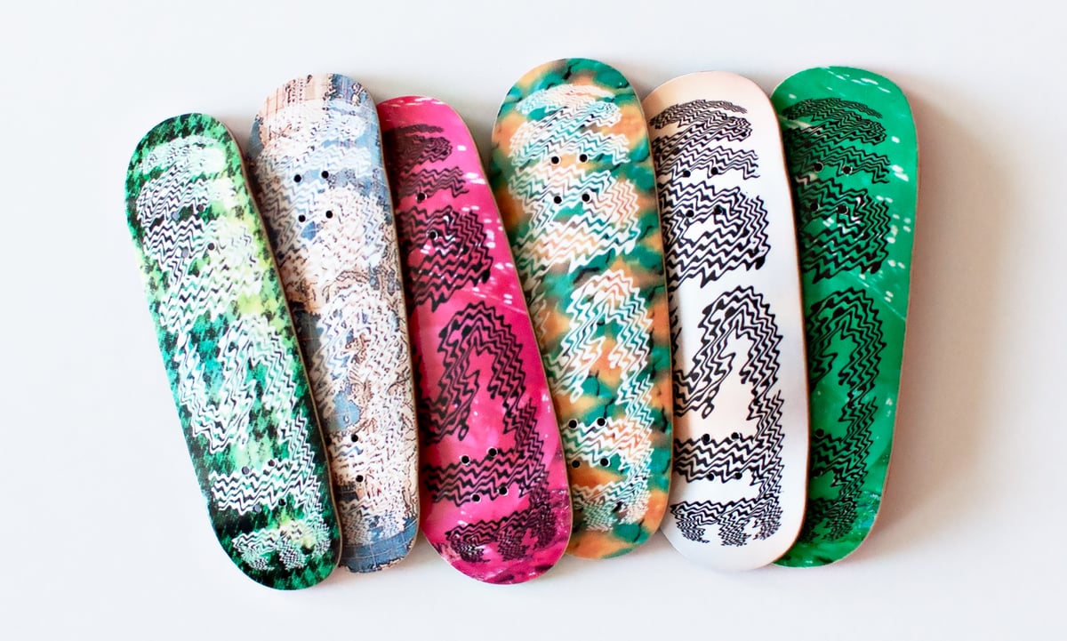 Transmission Logo Gary Mold (Steep and Deep) | Waste Fingerboards