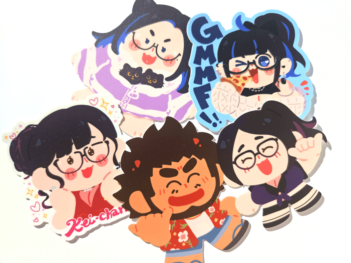 Kson and Kei-chan Vinyl Stickers | limpachi