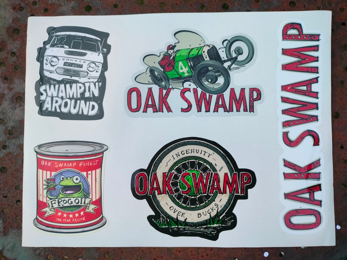 Oak Swamp Stickers | oak swamp rags