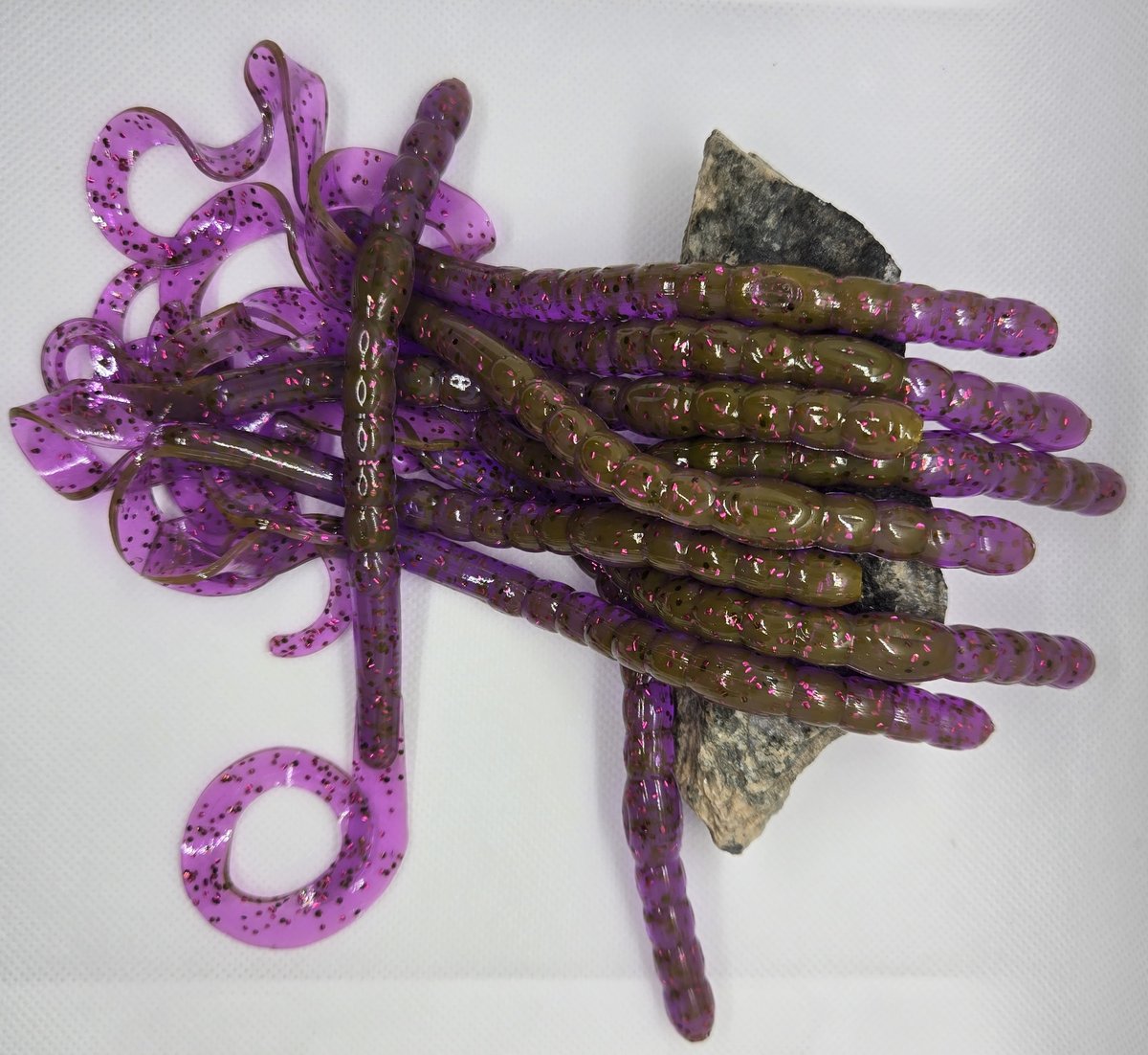 10 Curly Tail Worm Chameleon Stoney S Lures