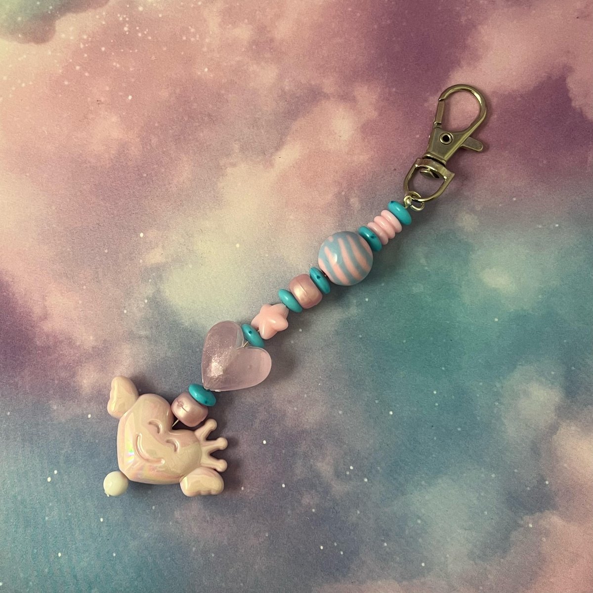 Crowned Heart Keychain | LittleCraftiesStore