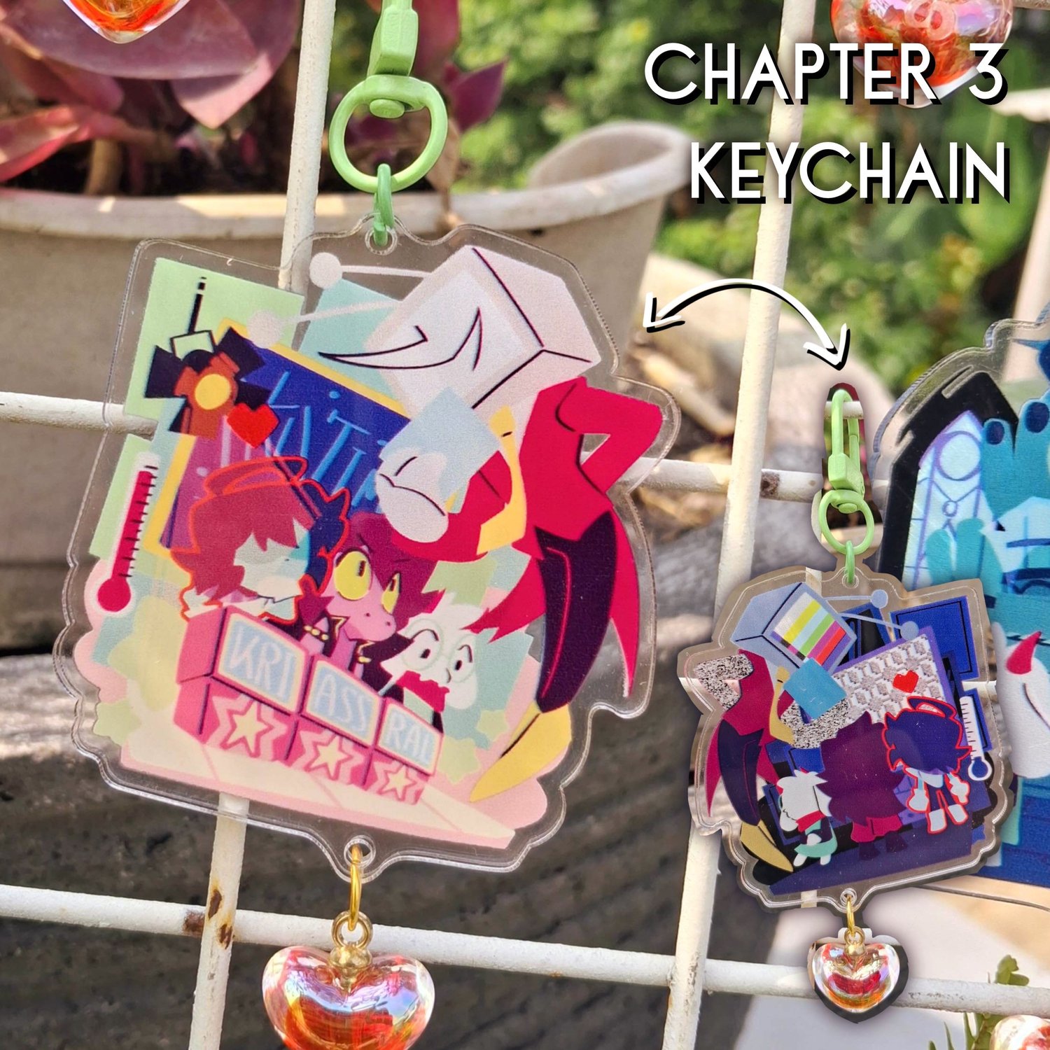 Your Adventures - Deltarune Keychain Collection | viviiyon