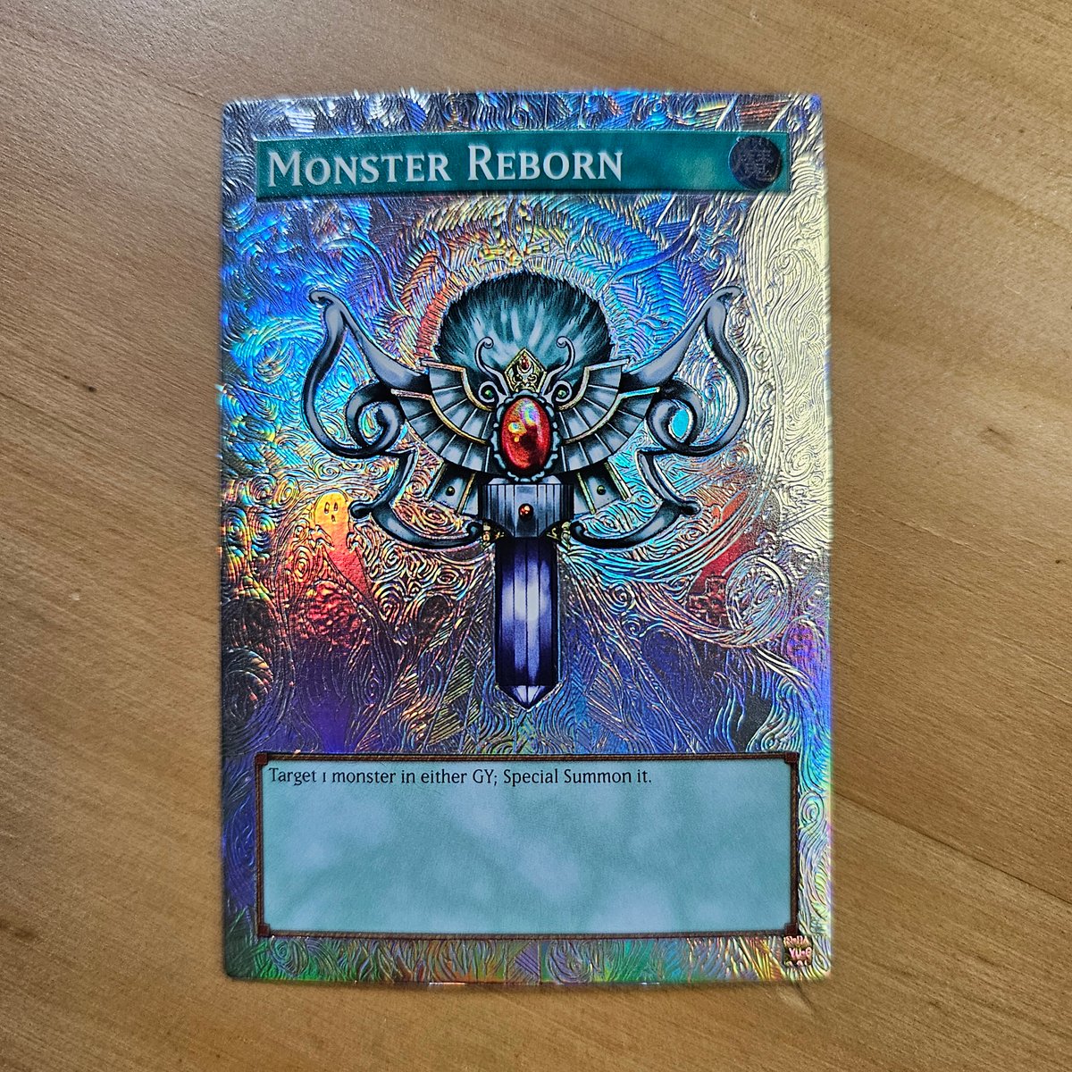 artofthecards — Monster Reborn Borderless Etched Card