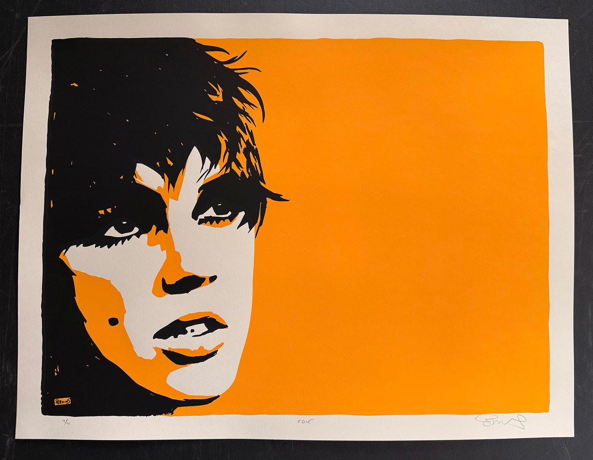 Edie Sedgwick limited edition art print | Billy Perkins