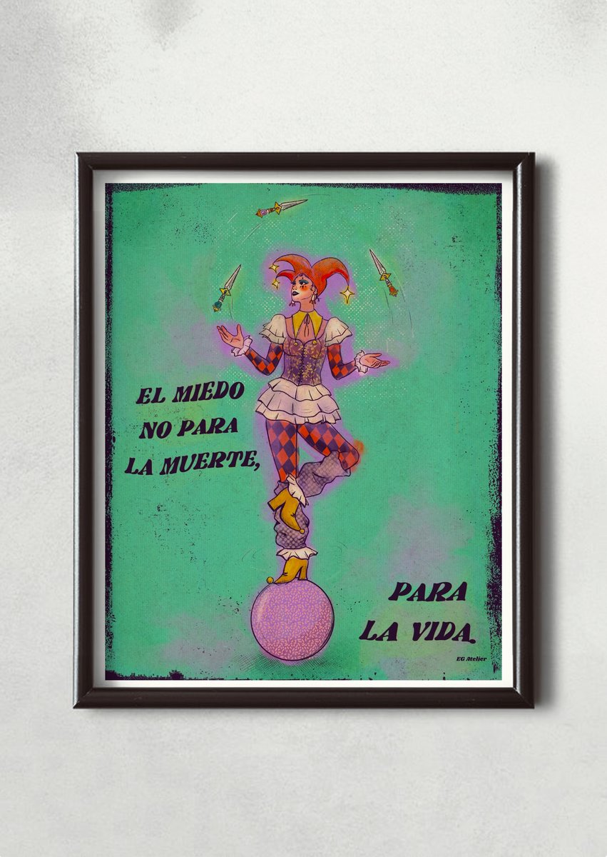 The Jester Art Print | E.G. Atelier