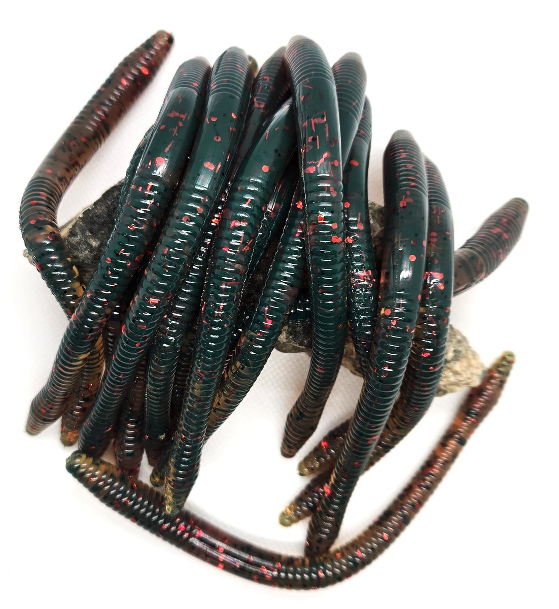 6.25" Fat Worm Motor Oil | Lyle's Lures