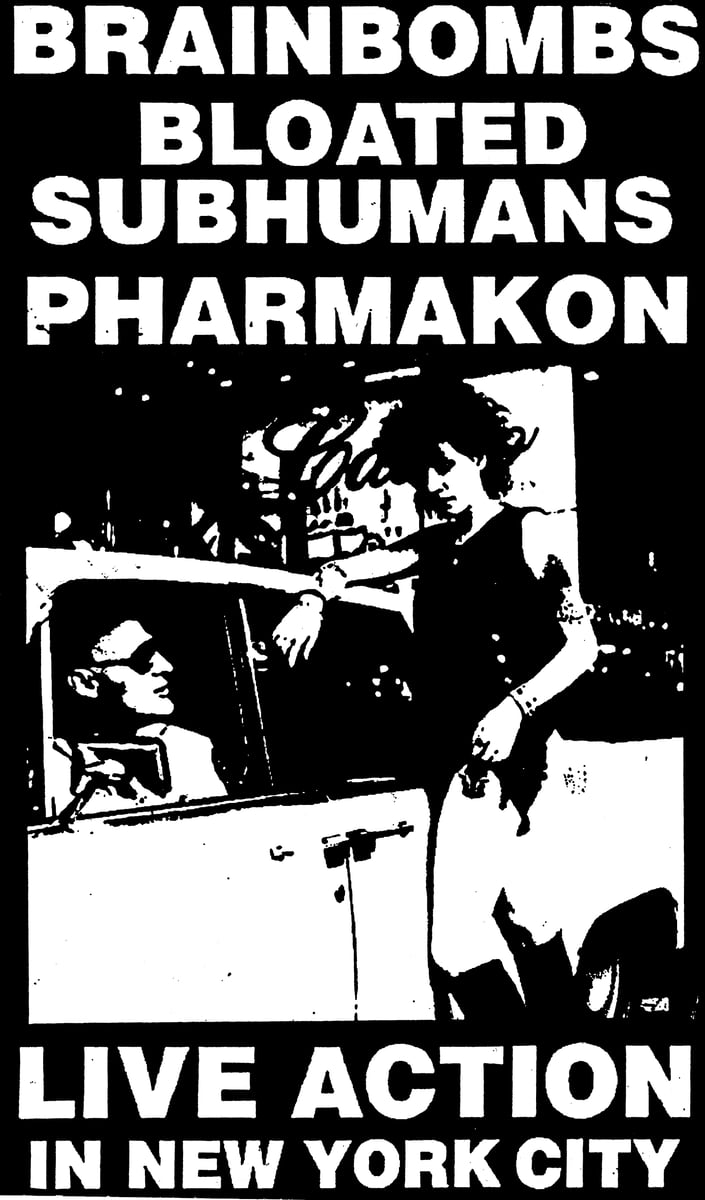 Brainbombs / Bloated Subhumans / Pharmakon - Live Action In NYC ...