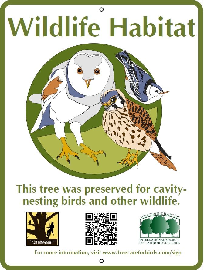 The Britton Fund — Wildlife Habitat Snag Signs