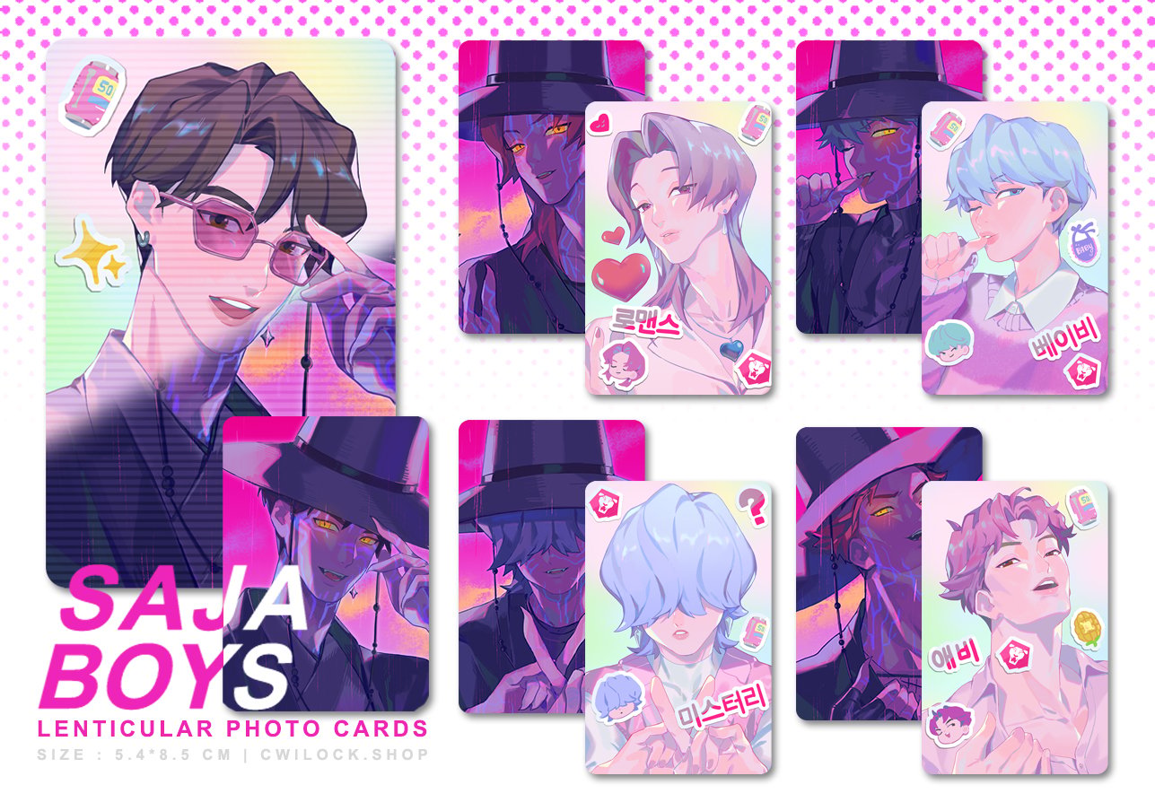 SAJA BOYS Lenticular Photo Cards | cwilock