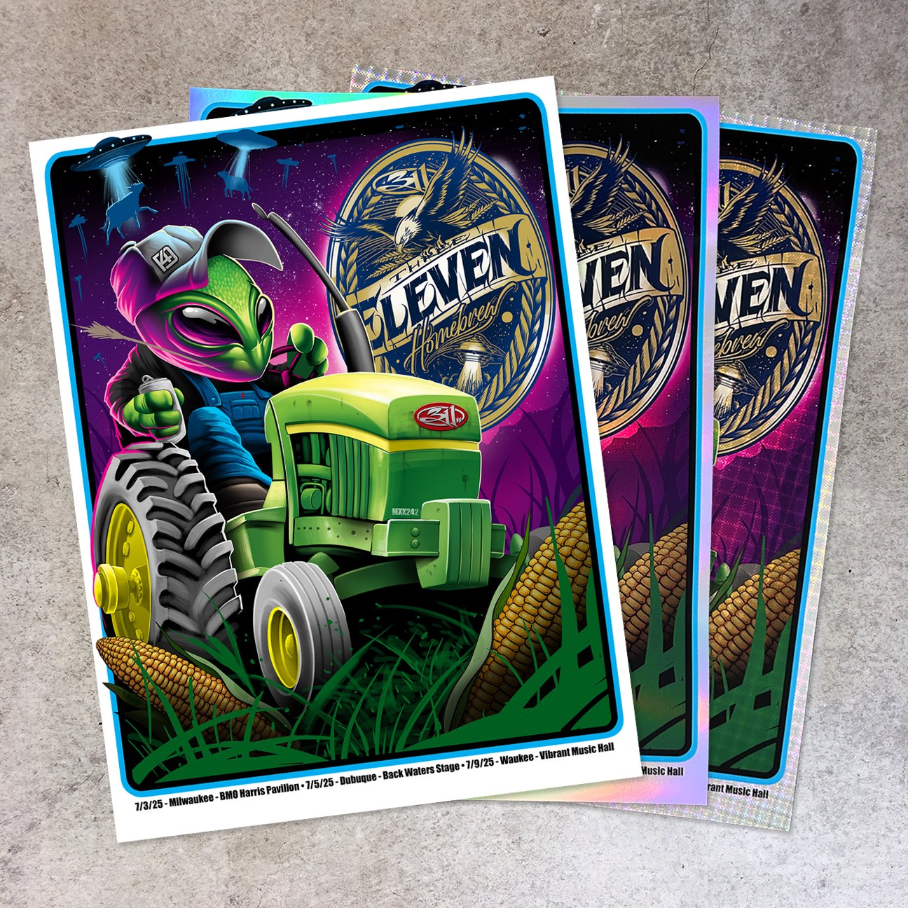 F4D Studios — 311 Alien Farmin' Posters
