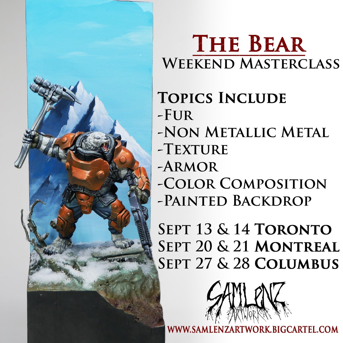 (Registration Closed) The Bear, Toronto Masterclass, Sept 13 & 14 | Sam ...
