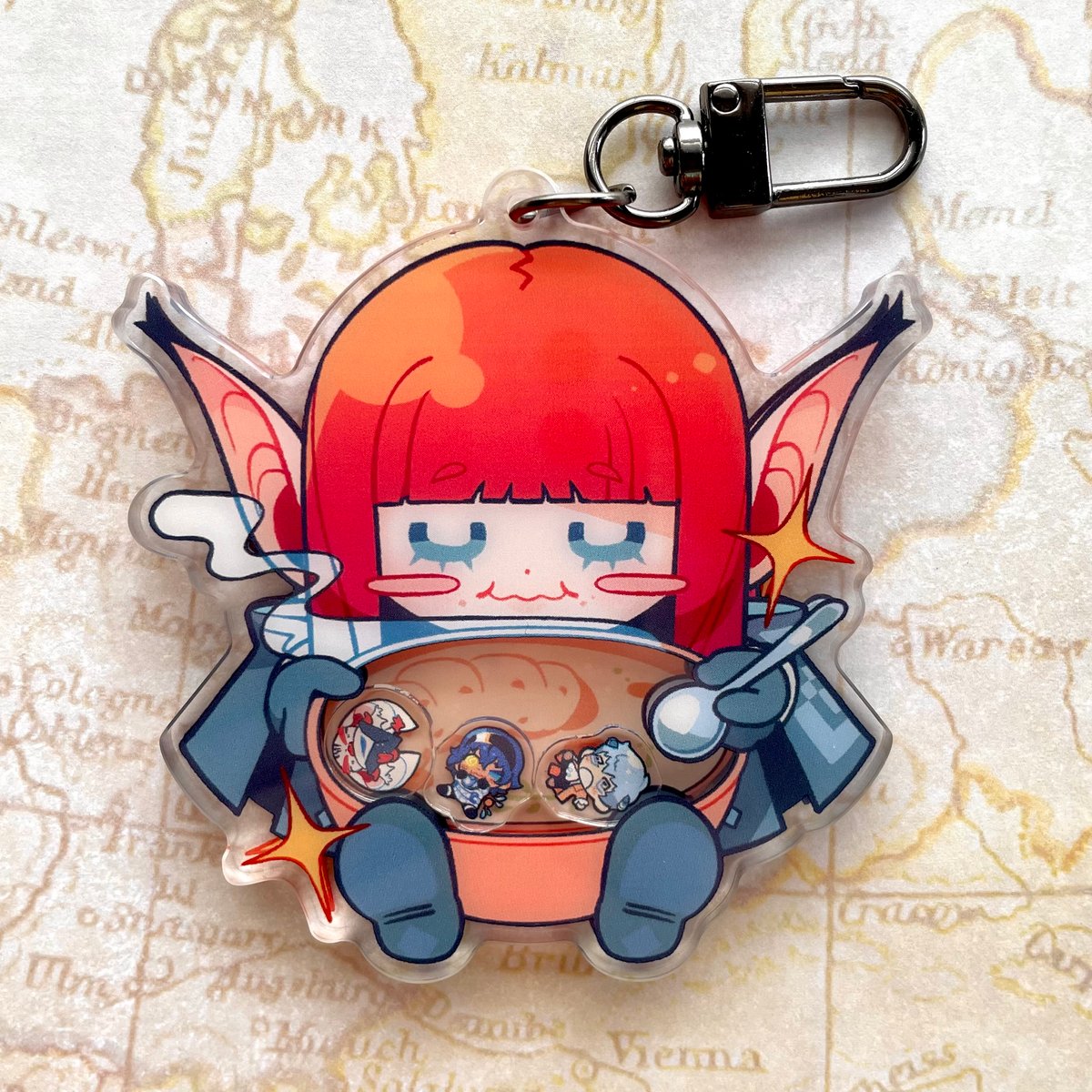 [ IN STOCK ] METAPHOR Sandworm Stew Acrylic Shaker Charm | ZIPSUNZ